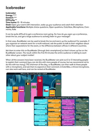 BuzzMaster Format Possibilities | PDF