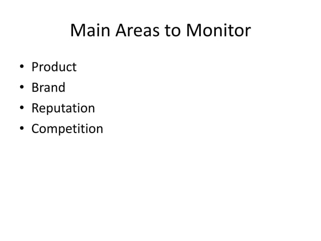 Buzz Monitoring Strategy | PPT