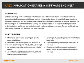 BUZZ Ordina - Oracle Jobs - Meet Jurgen | PPT