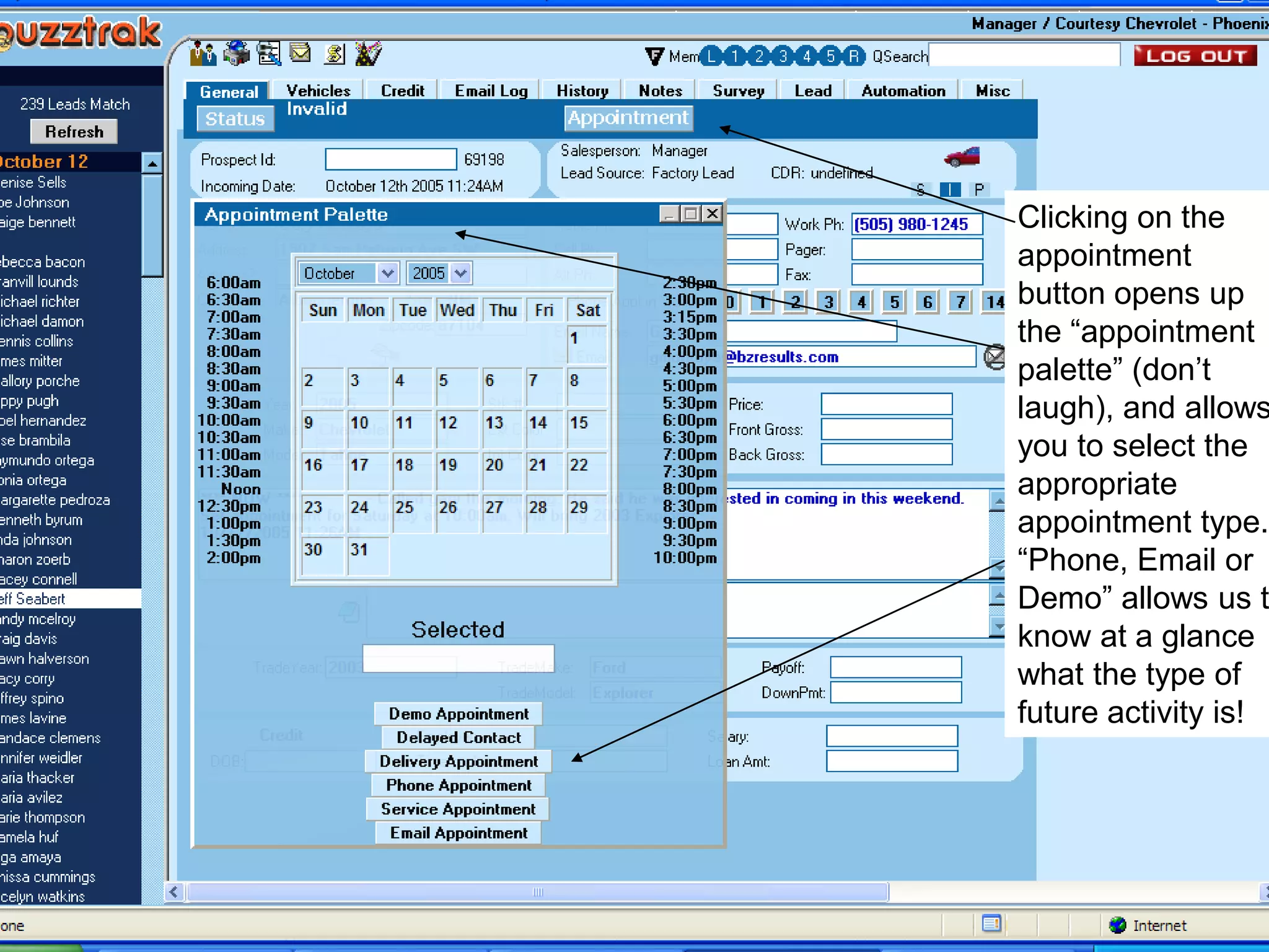 Buzztrak Learning Series; Creating Future Appointments | PPT