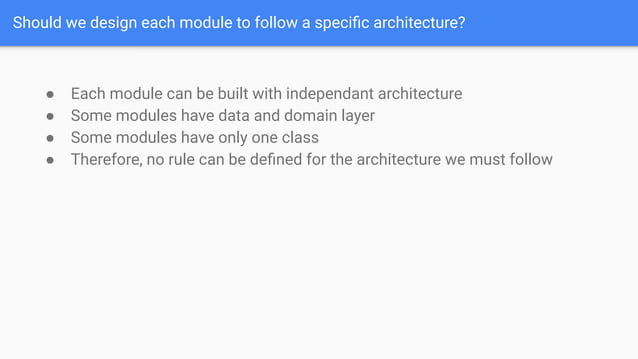 Android Modularization | PPT