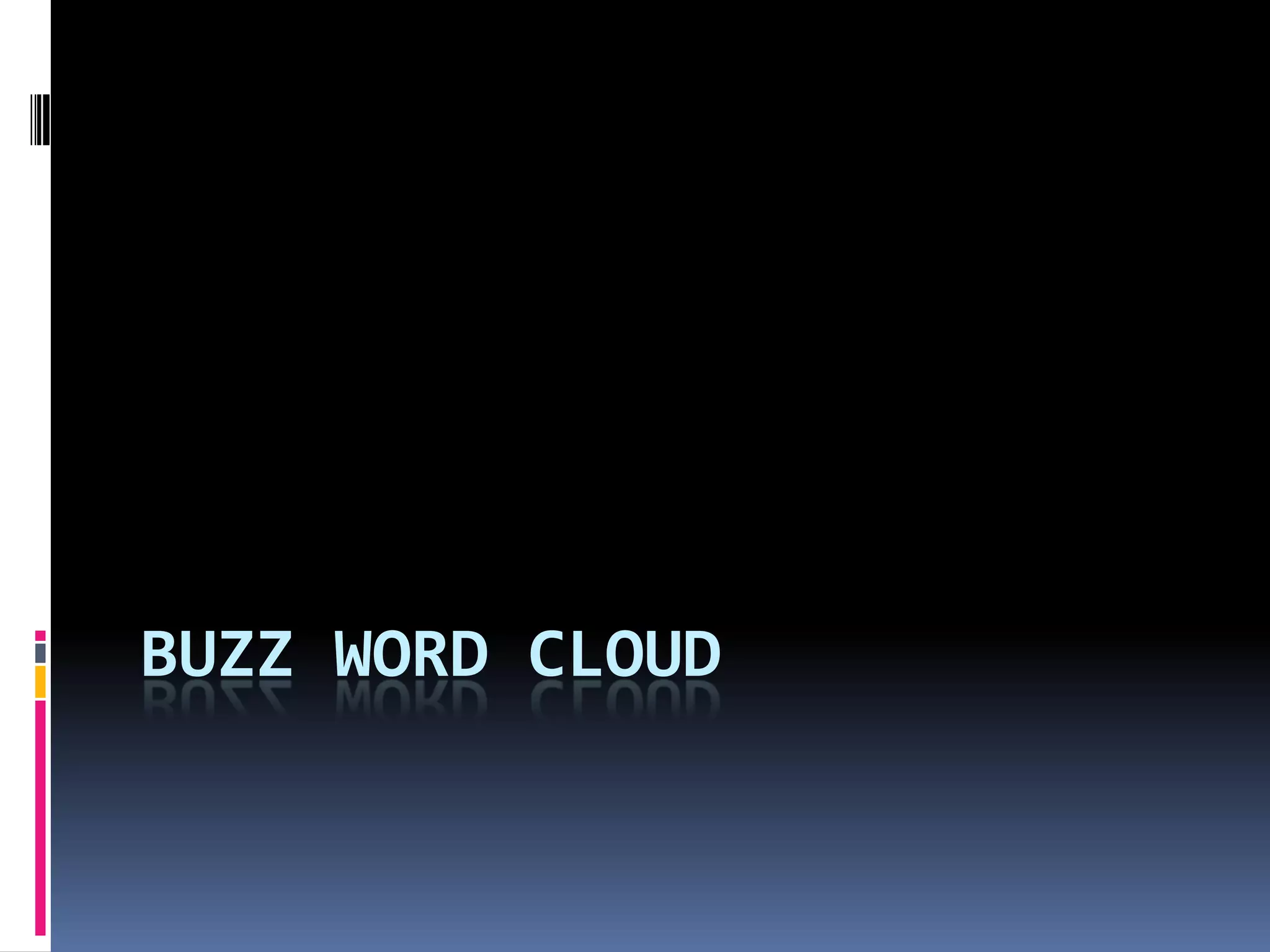 Buzz word cloud | PDF