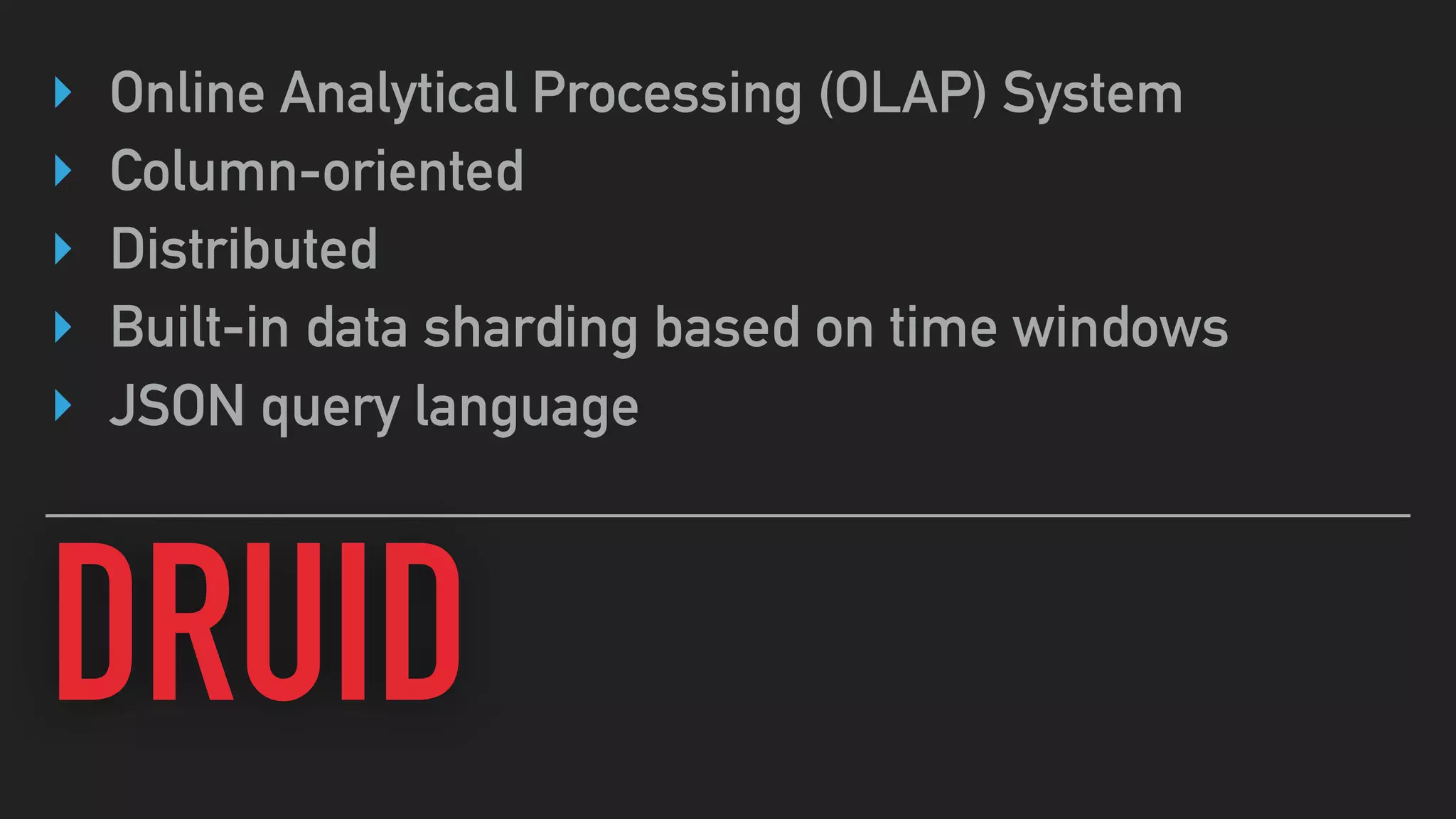 Real Time Analytics With Apache Flink And Druid Pdf Databases