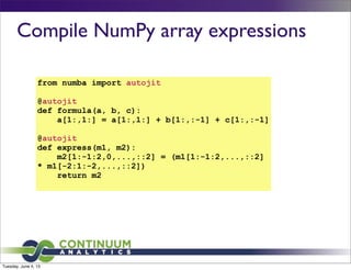 Buzzwords Numba Presentation | PDF