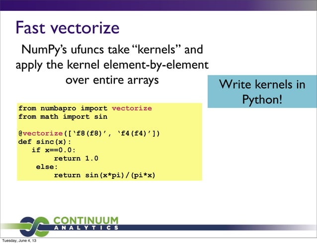 Buzzwords Numba Presentation | PDF