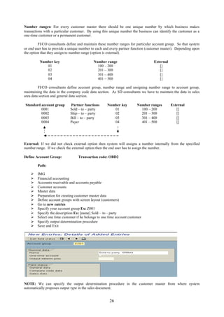 Sap SD configuration-guide | PDF
