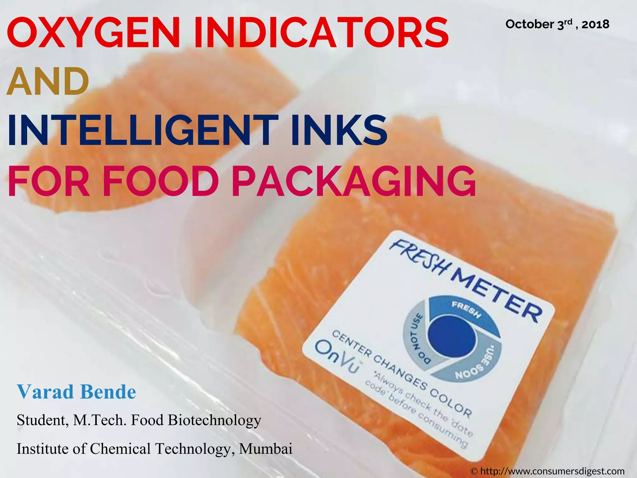 Oxygen Indicators and Intelligent Inks | PPT