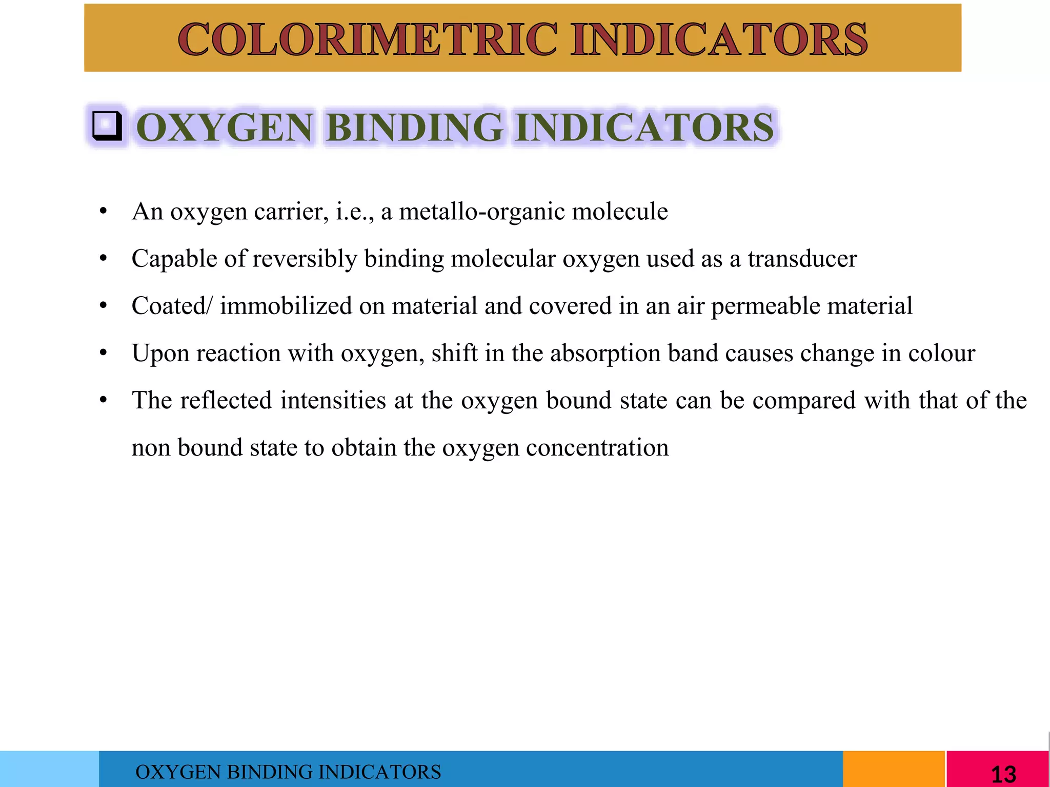 Oxygen Indicators and Intelligent Inks | PPT