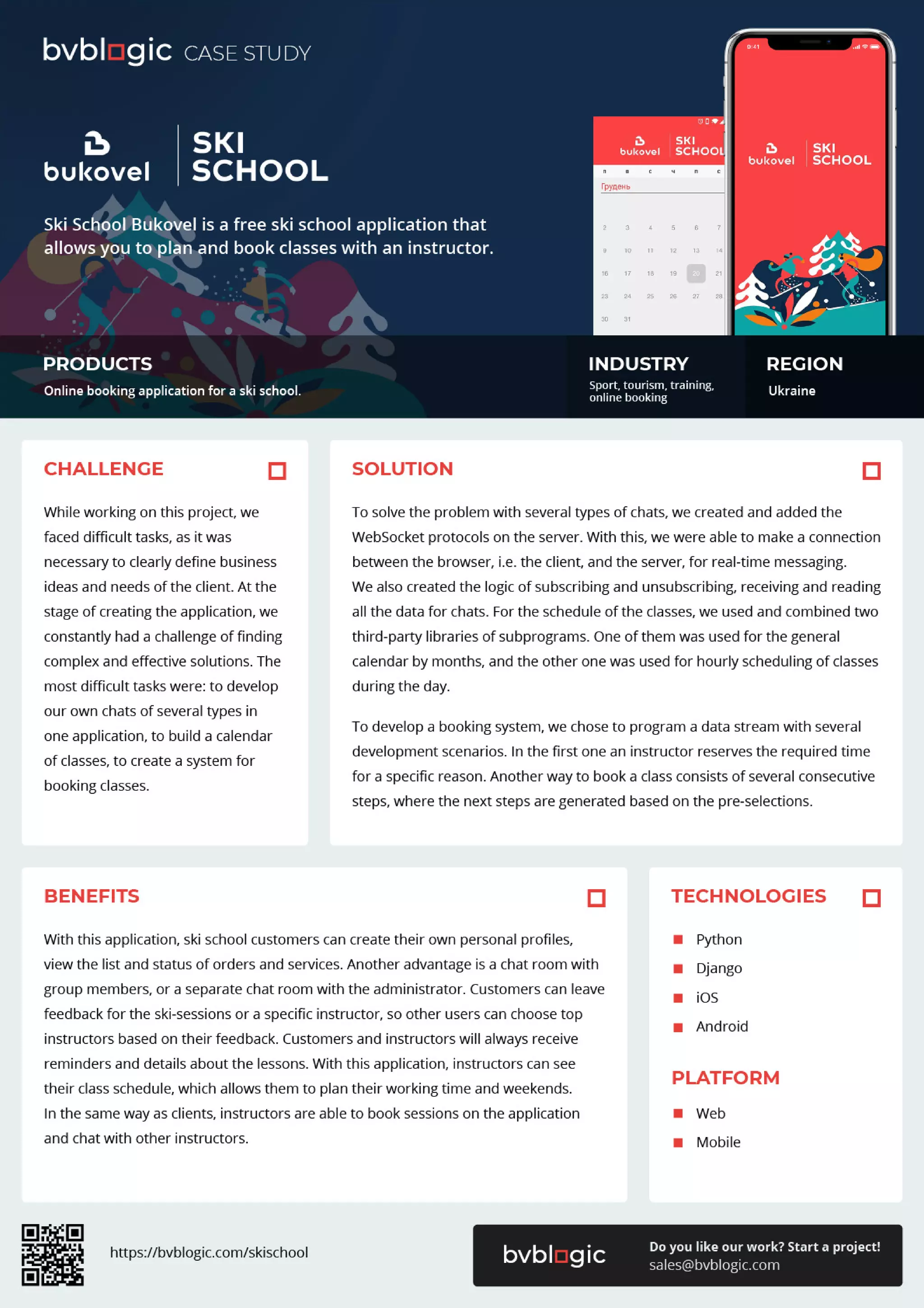 bvblogic case study - Ski School Bukovel | PDF