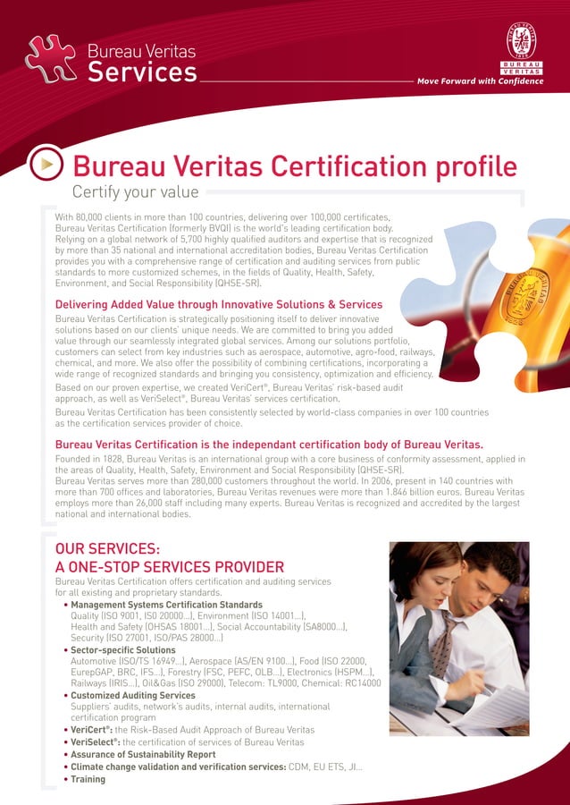 BUREAU VERITAS: CERTIFICATION PROFILE | PDF