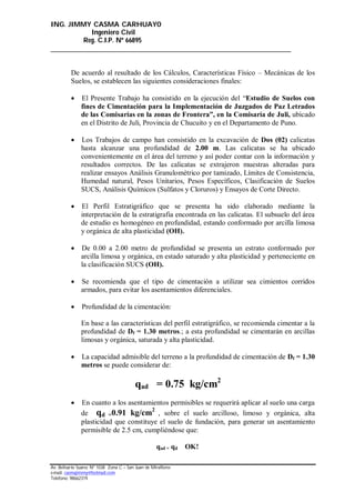 calicatas | PDF