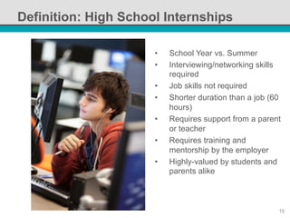 NSI 2014: Learning by Doing: Community Service, Summer Programs ...