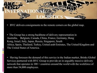 logistic companies in India-BVC Group | PPT