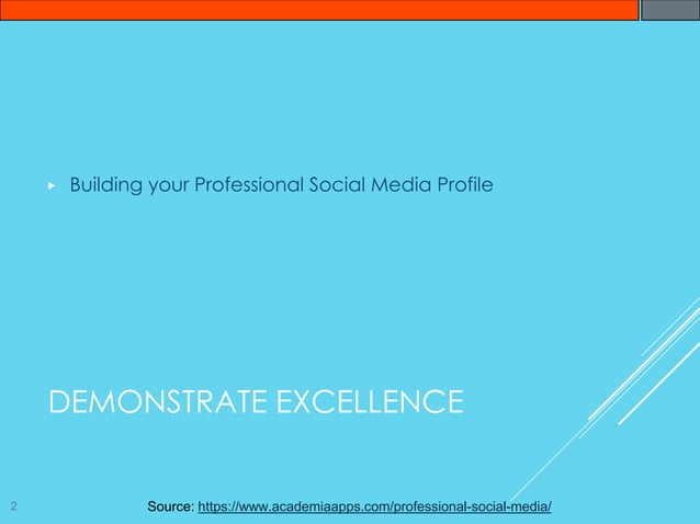 Building a Professional Social Media Profile | PPT