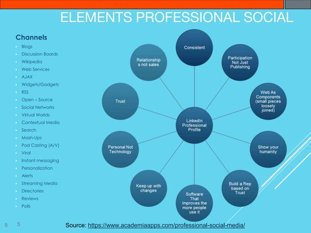 Building a Professional Social Media Profile | PPT
