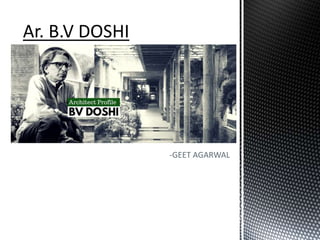 B.V. DOSHI | PPT
