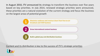 Media Logistics at ITV presented at BVE 2015 | PPTX