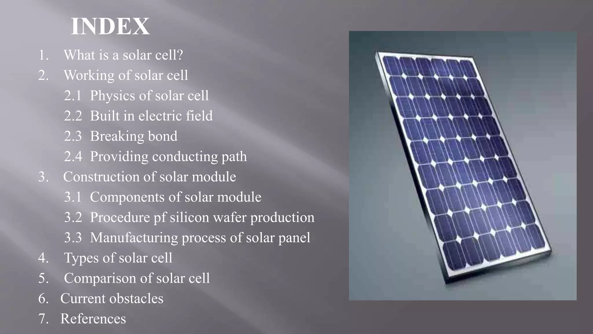 solar pv module: a brief overview | PPTX