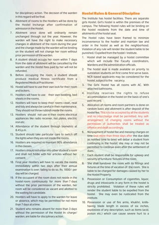 Bvimr Hostel Brouchure -2015 | PDF