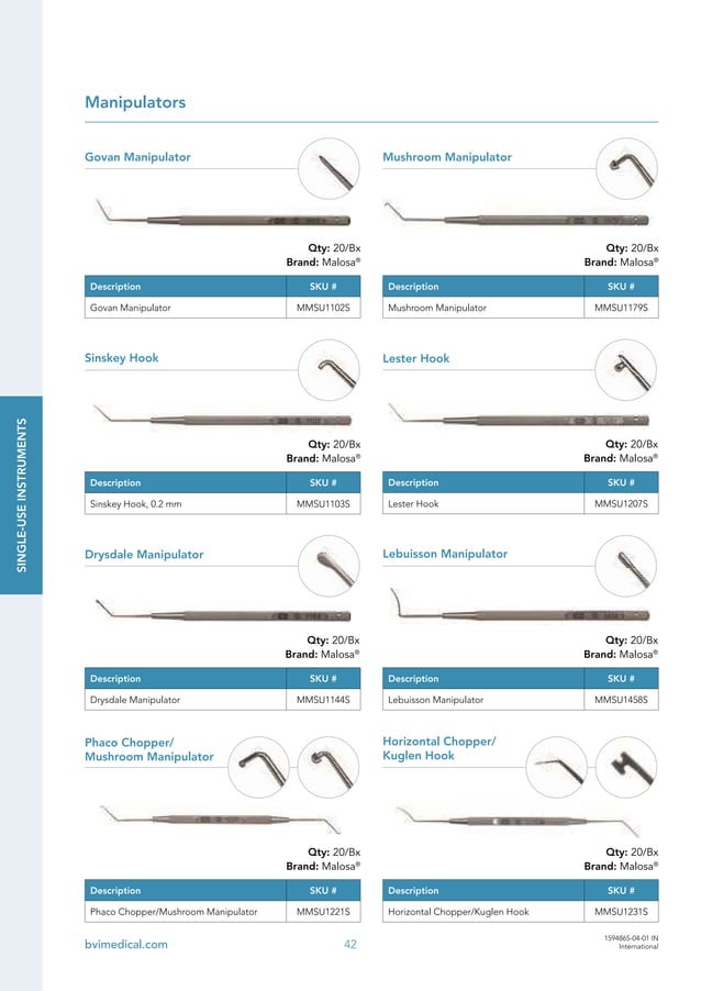 BVI Product Catalog..................... | PDF