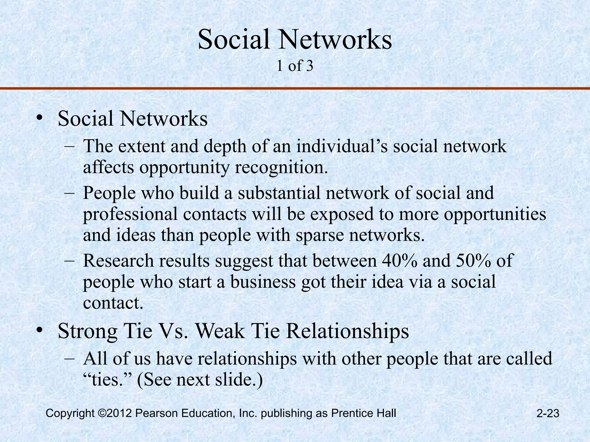 Recognizing Opportunity and Ideas - BVM Chap 2.ppt