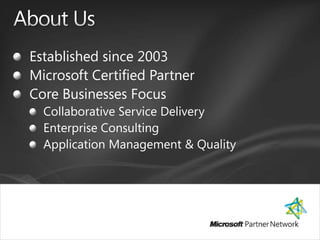 Microsoft Business Intelligence - Practical Approach & Overview | PPT