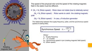 Induction Motor, three phase induction motor | PPTX