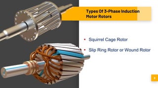 Induction Motor, three phase induction motor | PPTX