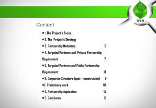 Biotechnology Village Nigeria P P partnership modality and application ...