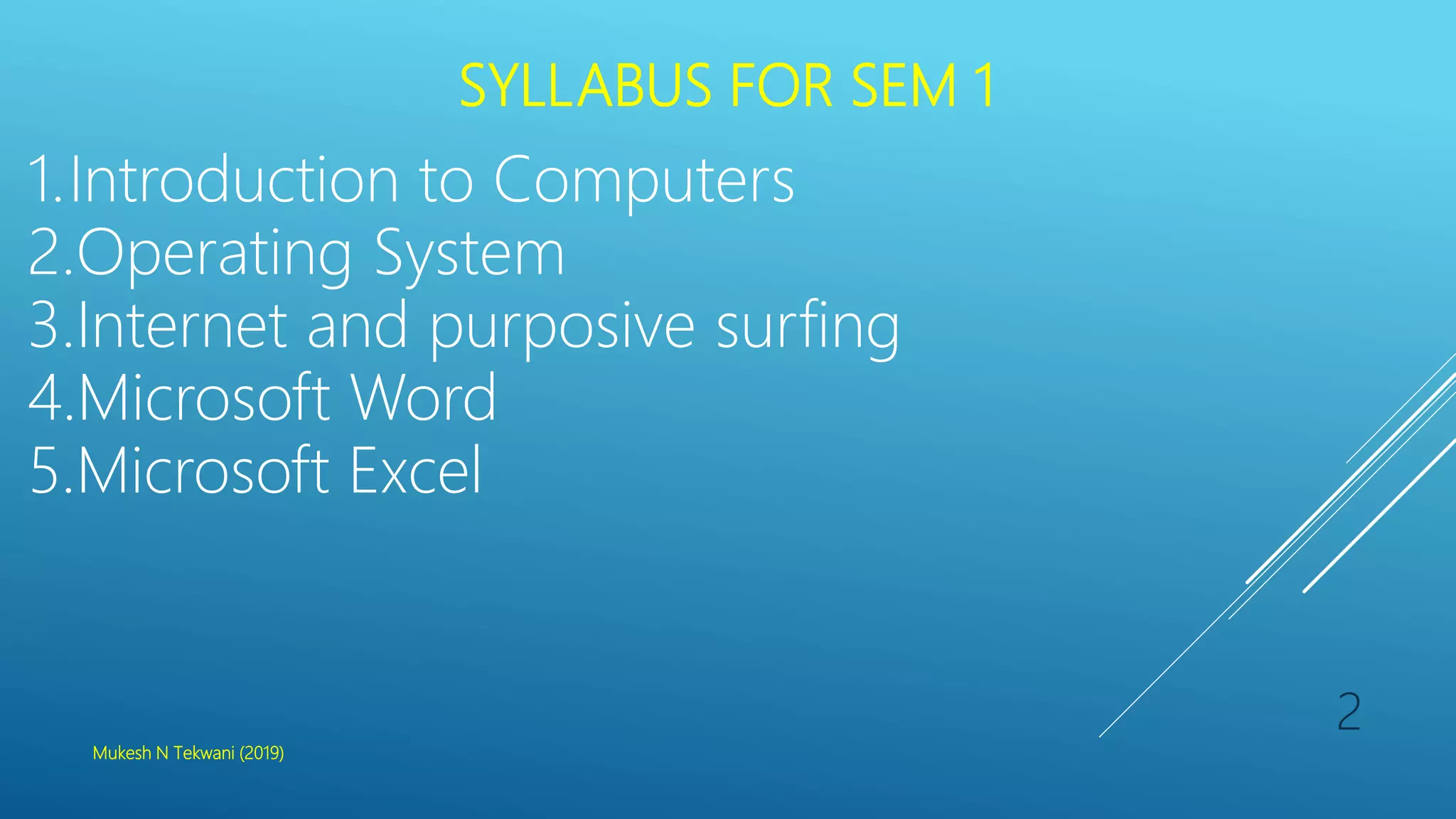 B Voc Sem1-Session 1-Introduction to Computers | PPSX