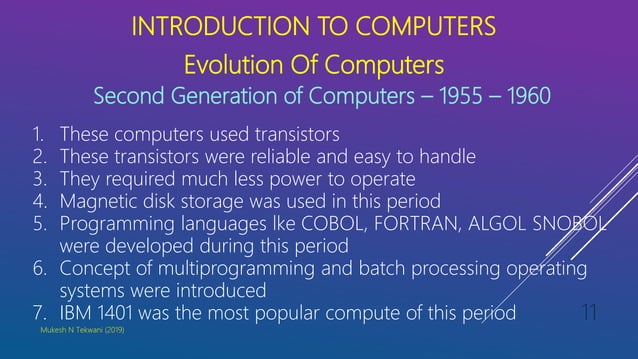 B Voc Sem1-Session 1-Introduction to Computers | PPSX