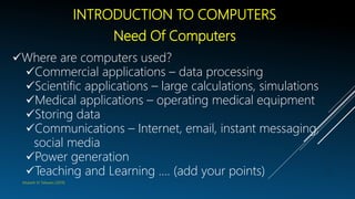 B Voc Sem1-Session 1-Introduction to Computers | PPSX