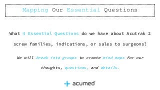 Acutrak 2 Screw System Training | PPT