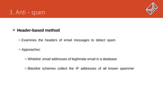 Spam and Anti Spam Techniques | PPT