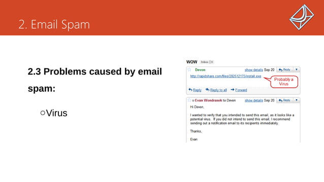 Spam and Anti Spam Techniques | PPT