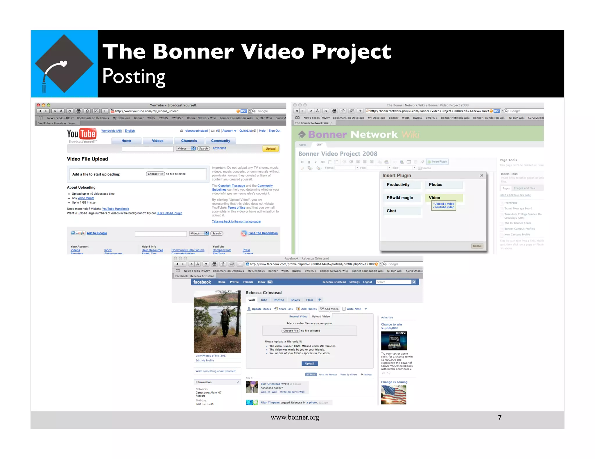 Bonner Video Project Introduction | PPT