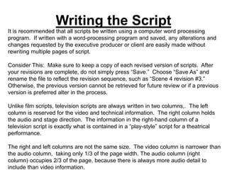 broadcast scripts.ppt
