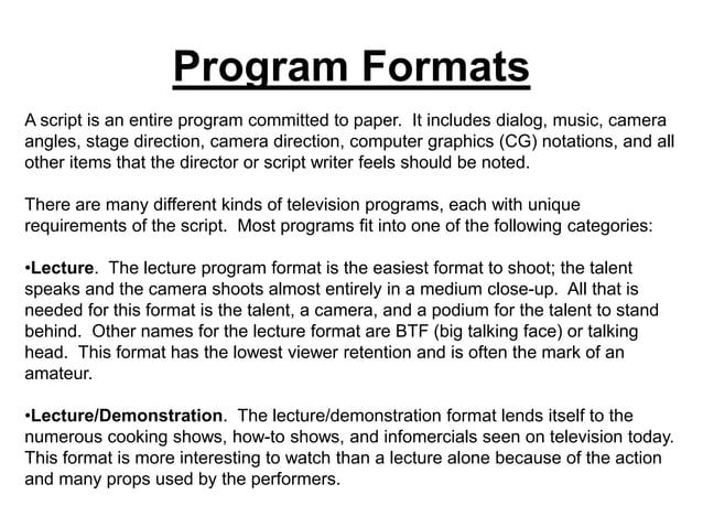 broadcast scripts.ppt