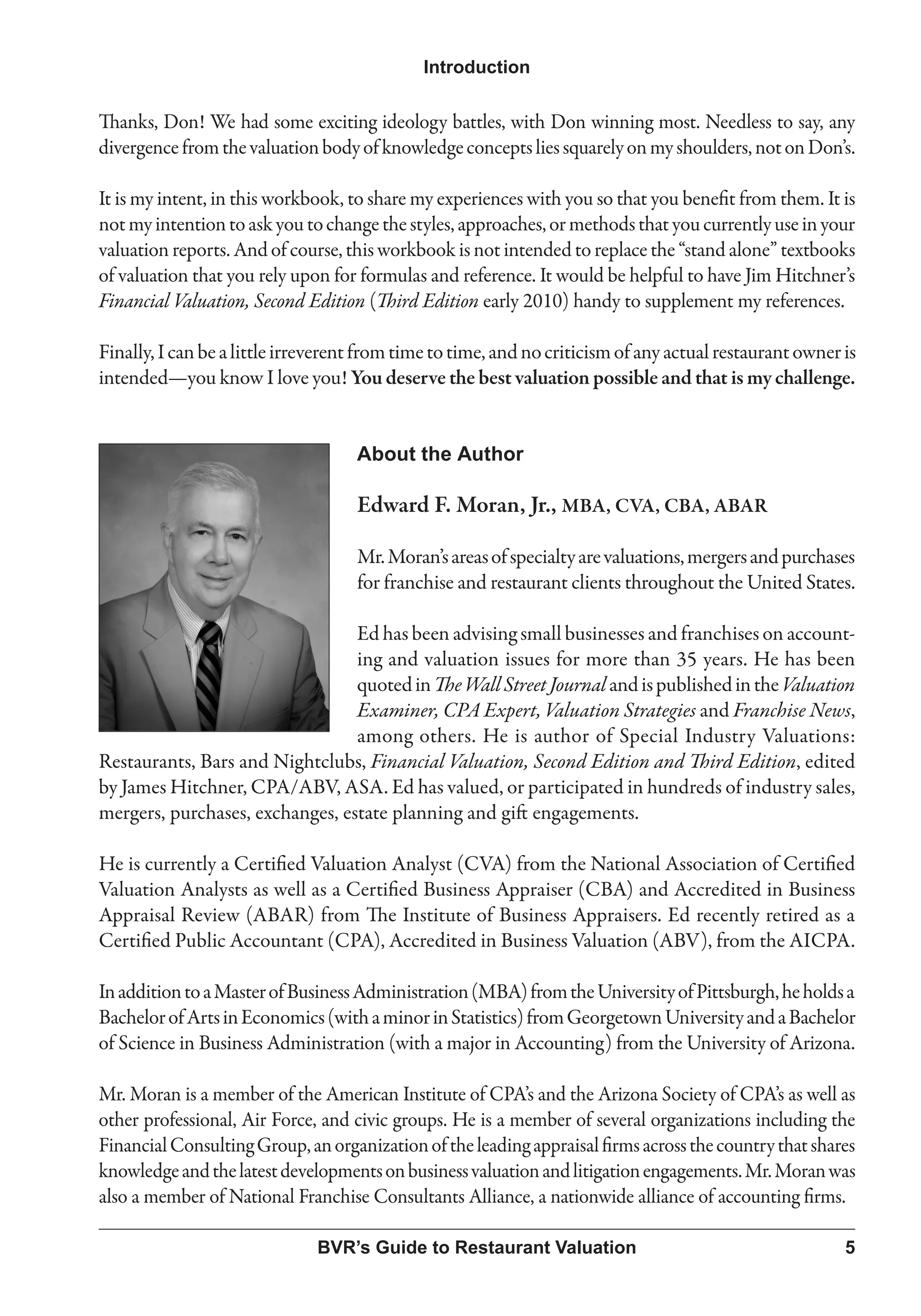 Bvr's guide to restaurant valuation 23 pgs | PDF