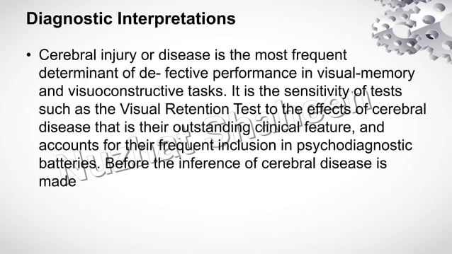 Benton Visual Retention Test BVRT Scoring of BVRT and Interpretations ...