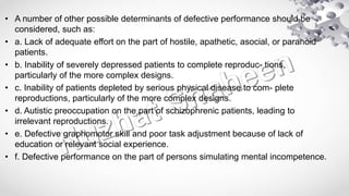 Benton Visual Retention Test BVRT Scoring of BVRT and Interpretations ...