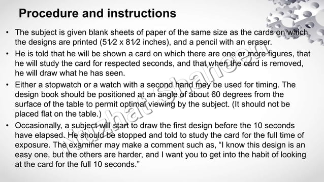 Benton Visual Retention Test BVRT Scoring of BVRT and Interpretations ...