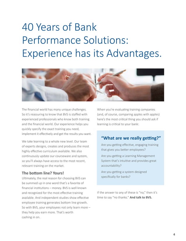 BVS dynamic learning brochure (bk) | PDF | Free Download