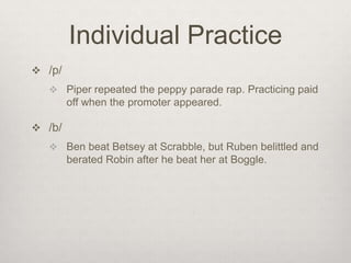 b vs p | PPTX