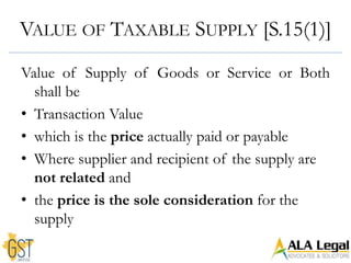 GST AUDIT and its Impact on Statutory Audit/Tax Audit | PPTX
