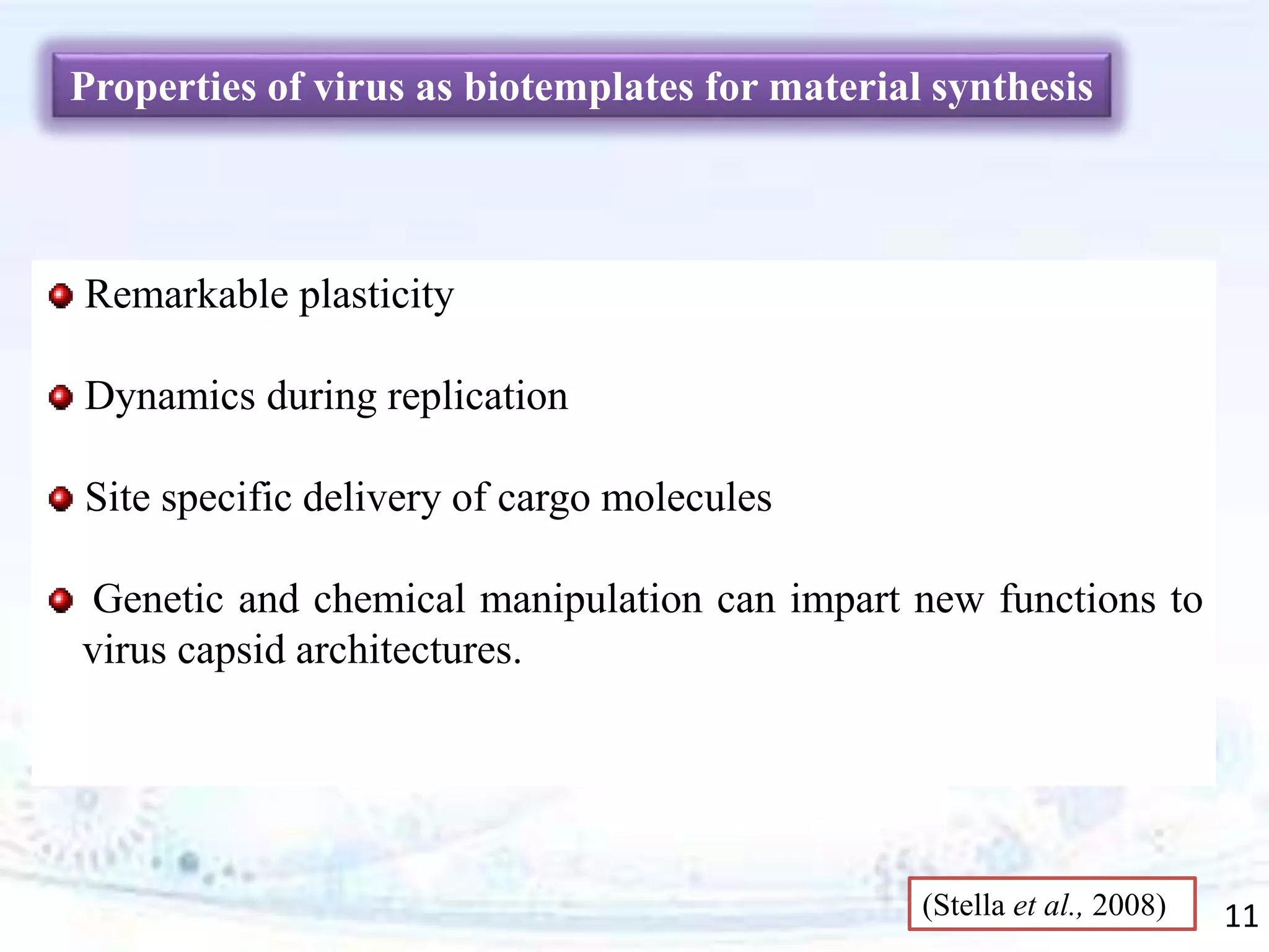 Biotemplates from plant viruses and their uses | PPTX