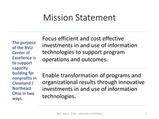 BVU Encore IT project July 2018 status report | PPTX