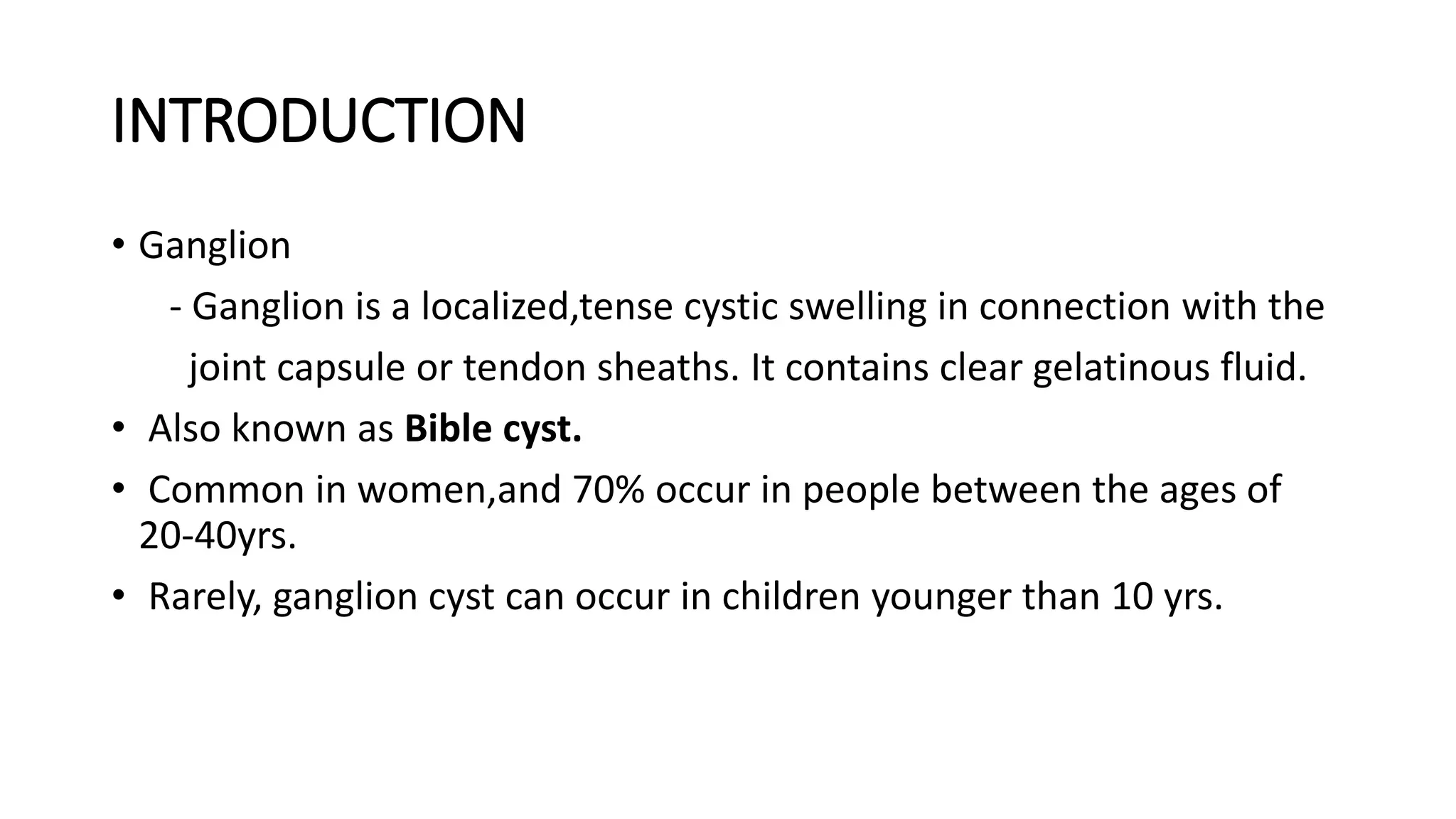 Carpal Tunnel Syndrome and Ganglion pptx | PPTX