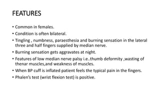 Carpal Tunnel Syndrome and Ganglion pptx | PPTX