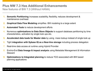 SAP NetWeaver BW Powered by SAP HANA | PPTX
